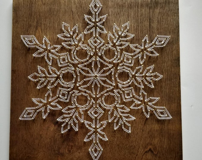 Snowflake String Art - Etsy