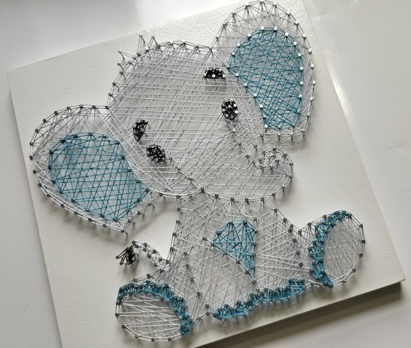 Elephant String Art, Animal Nursery String Art, Baby Decor - Etsy