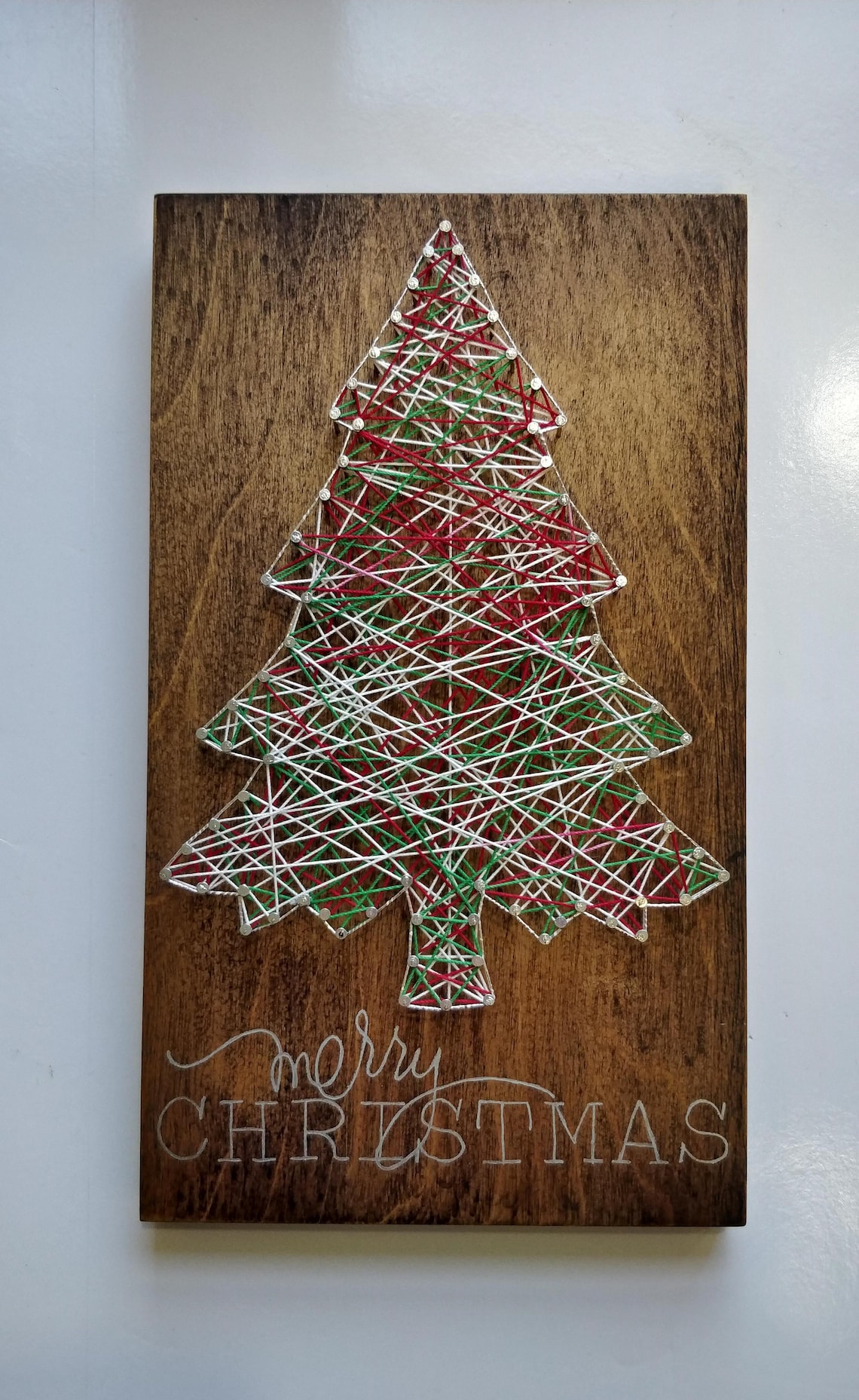 Christmas Tree String Art, Merry Christmas - Etsy