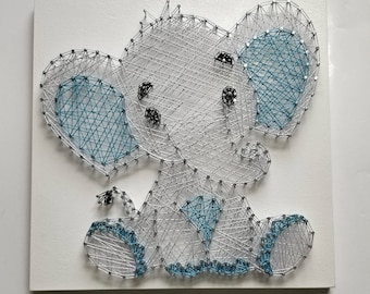 Elephant String Art - Etsy