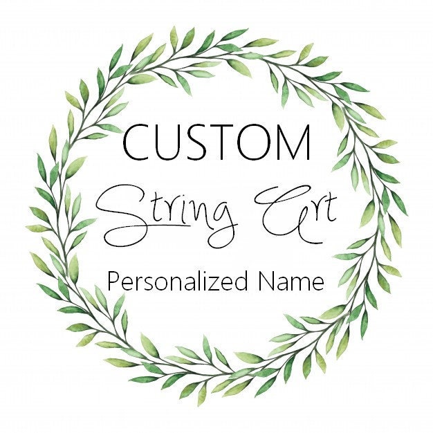 Personalized Name String Art *deposit* - Etsy