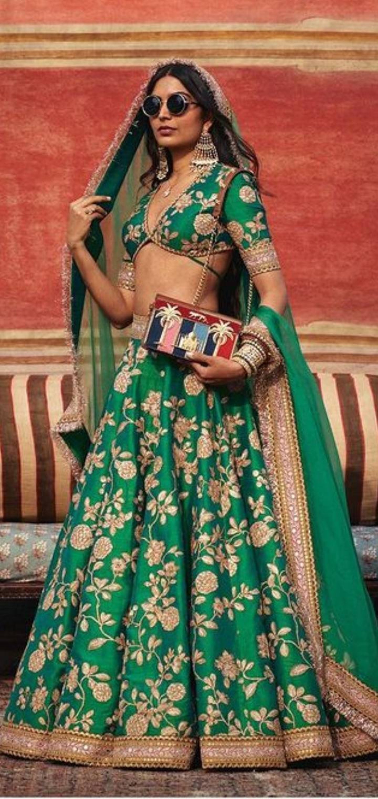 Silk Lehenga Choli in Custom Colors and Sizes - Etsy