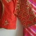 Multicolor Lehariya Saree With Gota Work Blouse - Etsy