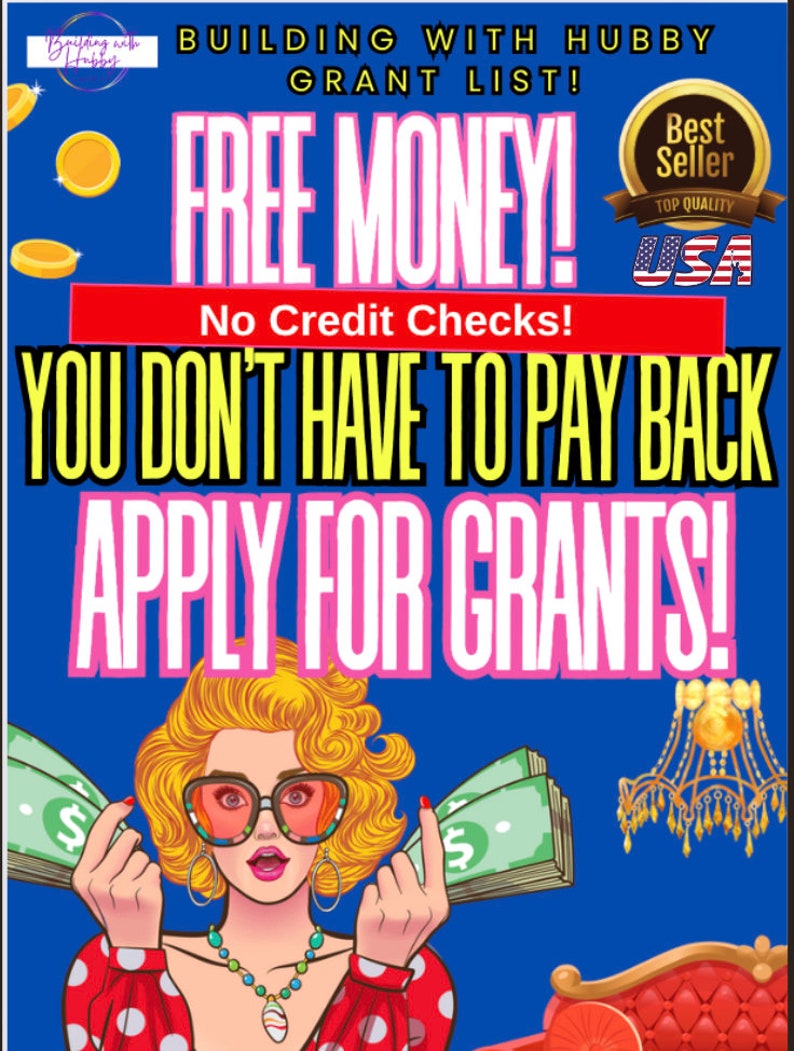 You Need This! U.S. Free Money Grant List Ebook - Etsy