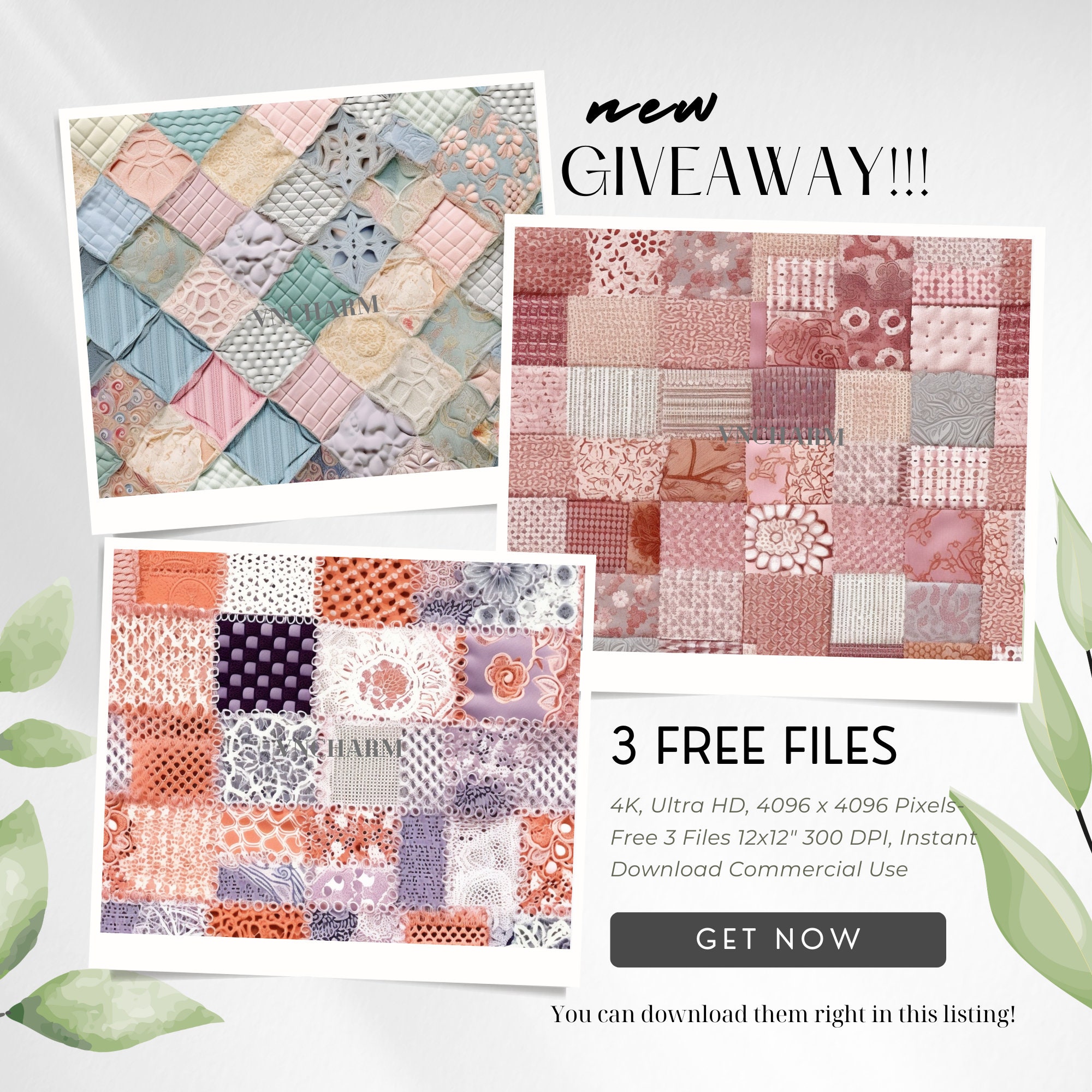 90+ Seamless Patchwork Pattern (4K, Ultra HD, 4096 X 4096 Px) - Free 3 ...