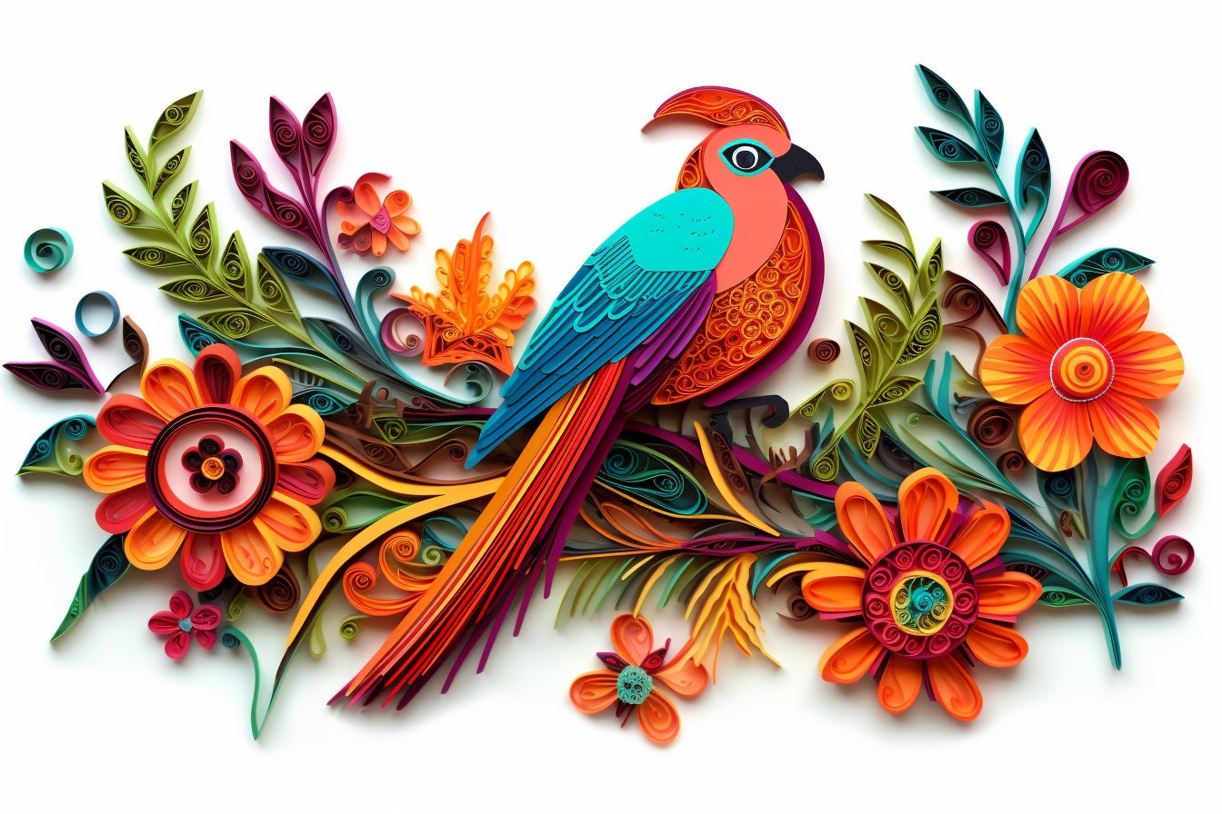 230 Quilling Bird Clipart etsy Clipart Bundle, High-quality PNG ...