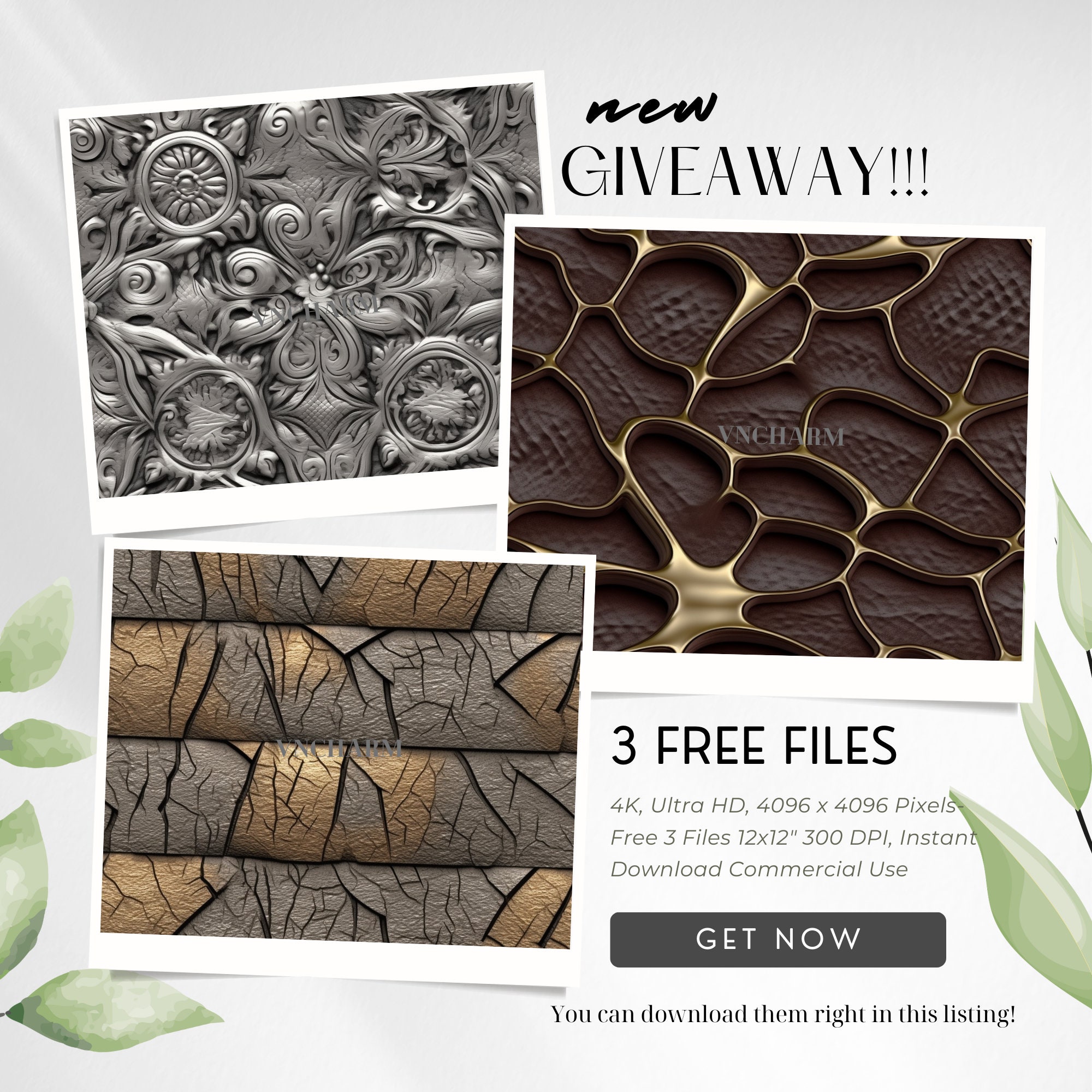 150 Embossed Metal Seamless Pattern 4K, Ultra HD, 4096 X 4096 Px Free 3 ...