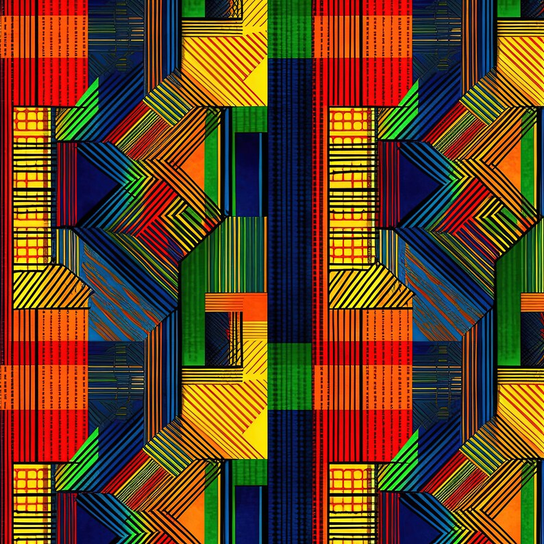 African 3D Kente Seamless Pattern (4K, Ultra HD, 4096 X 4096 Px) - 40 ...
