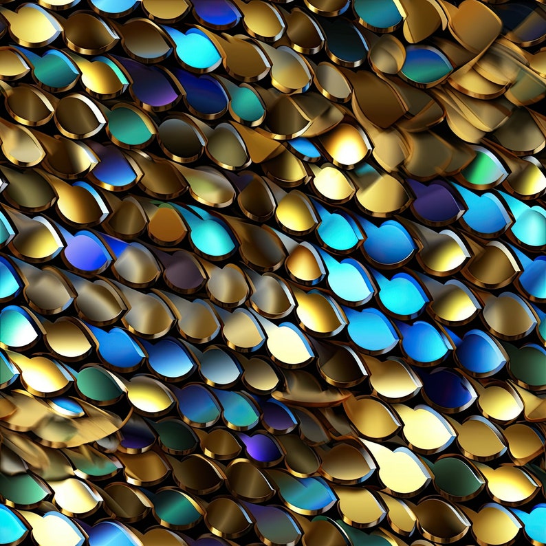 70 Seamless Fish Scale Digital Paper Packdigital Papers 12x12 300 Dpi ...