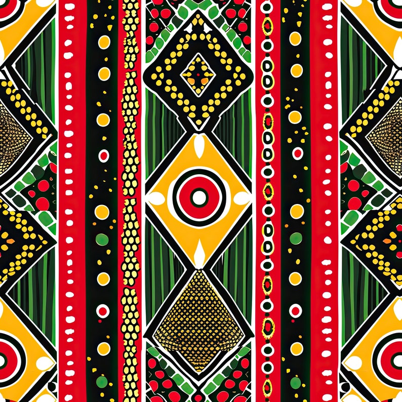 75 Seamless African Inspired Pattern Part 2 4k Ultra Hd 4096 X 4096