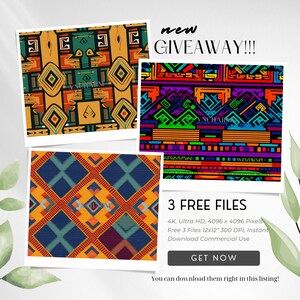 100+ Kente Cloth Print Seamless Pattern (4K, Ultra HD, 4096 X 4096 Px ...