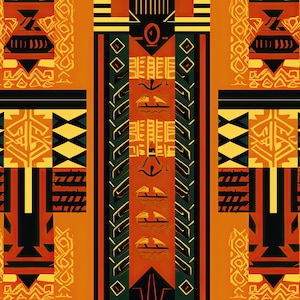 100+ Kente Cloth Print Seamless Pattern (4K, Ultra HD, 4096 X 4096 Px ...