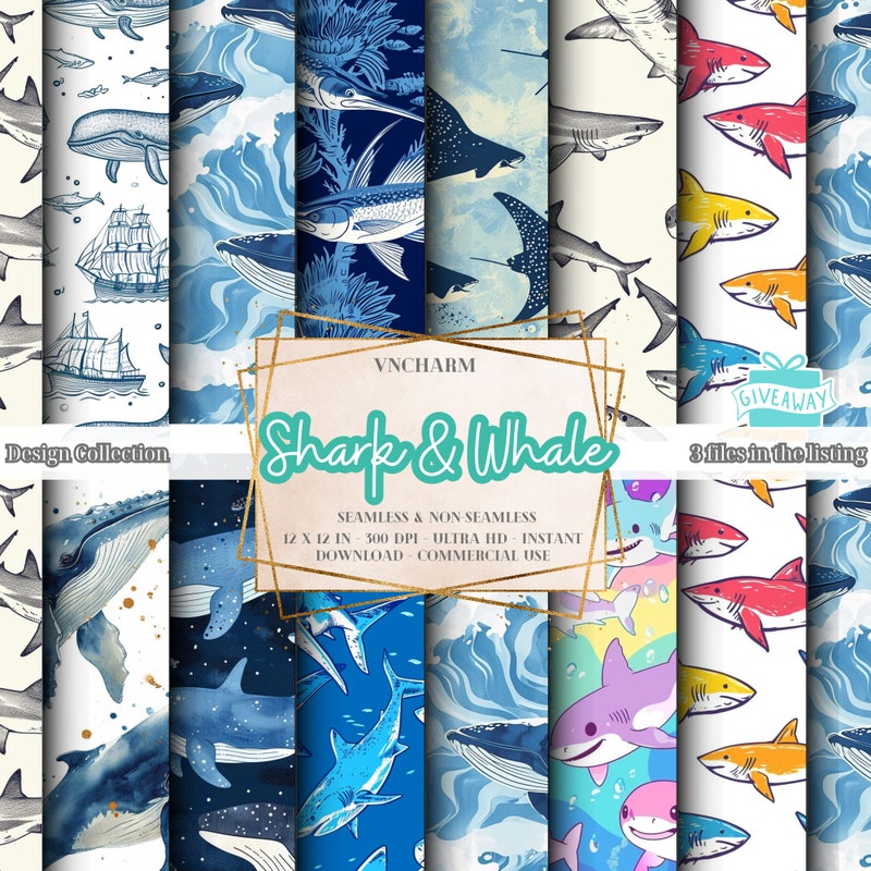 Whale Shark Pattern - Etsy