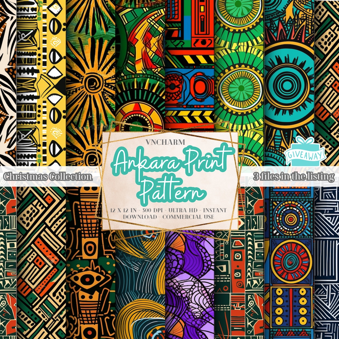 170+ Ankara Print Seamless Pattern (4K, Ultra HD, 4096 X 4096 Px) 12x12 ...