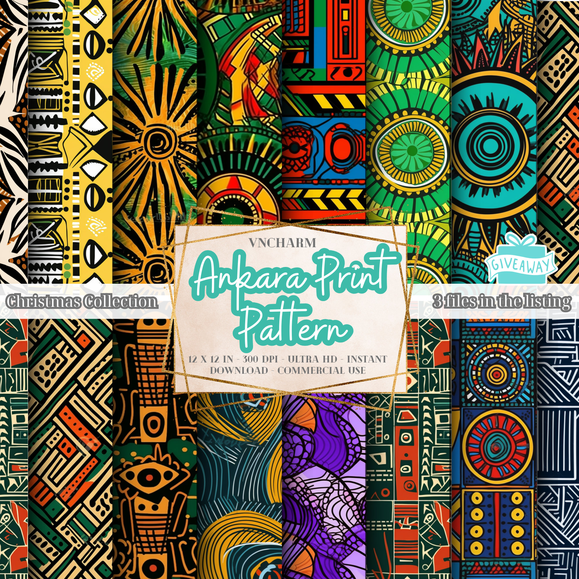 170+ Ankara Print Seamless Pattern (4K, Ultra HD, 4096 X 4096 Px) 12x12 ...