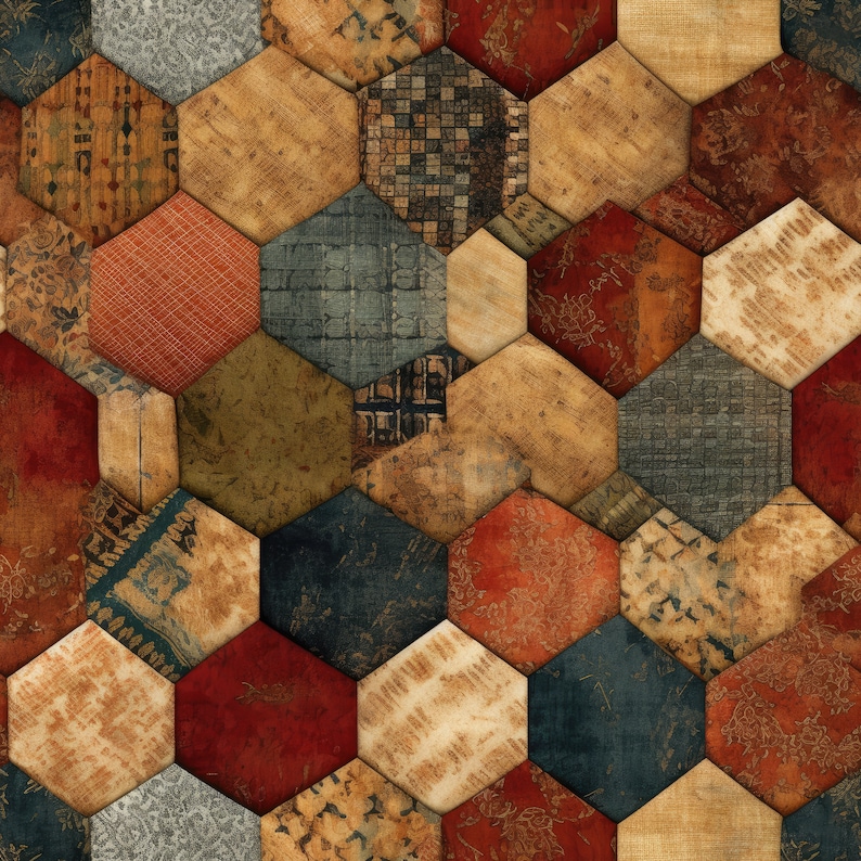 90+ Seamless Patchwork Pattern (4K, Ultra HD, 4096 X 4096 Px) - Free 3 Files 12x12" 300 Dpi ...