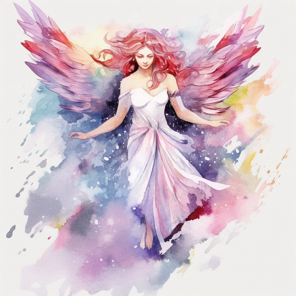 230 Watercolor Heavenly Angel Clipart: Etsy Clipart - Etsy