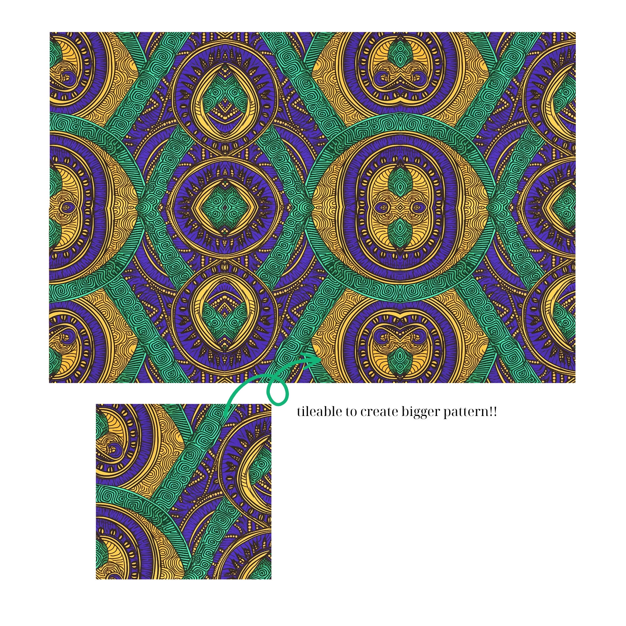 110+ African Dashiki Seamless Pattern (4K, Ultra HD, 4096 X 4096 Px ...