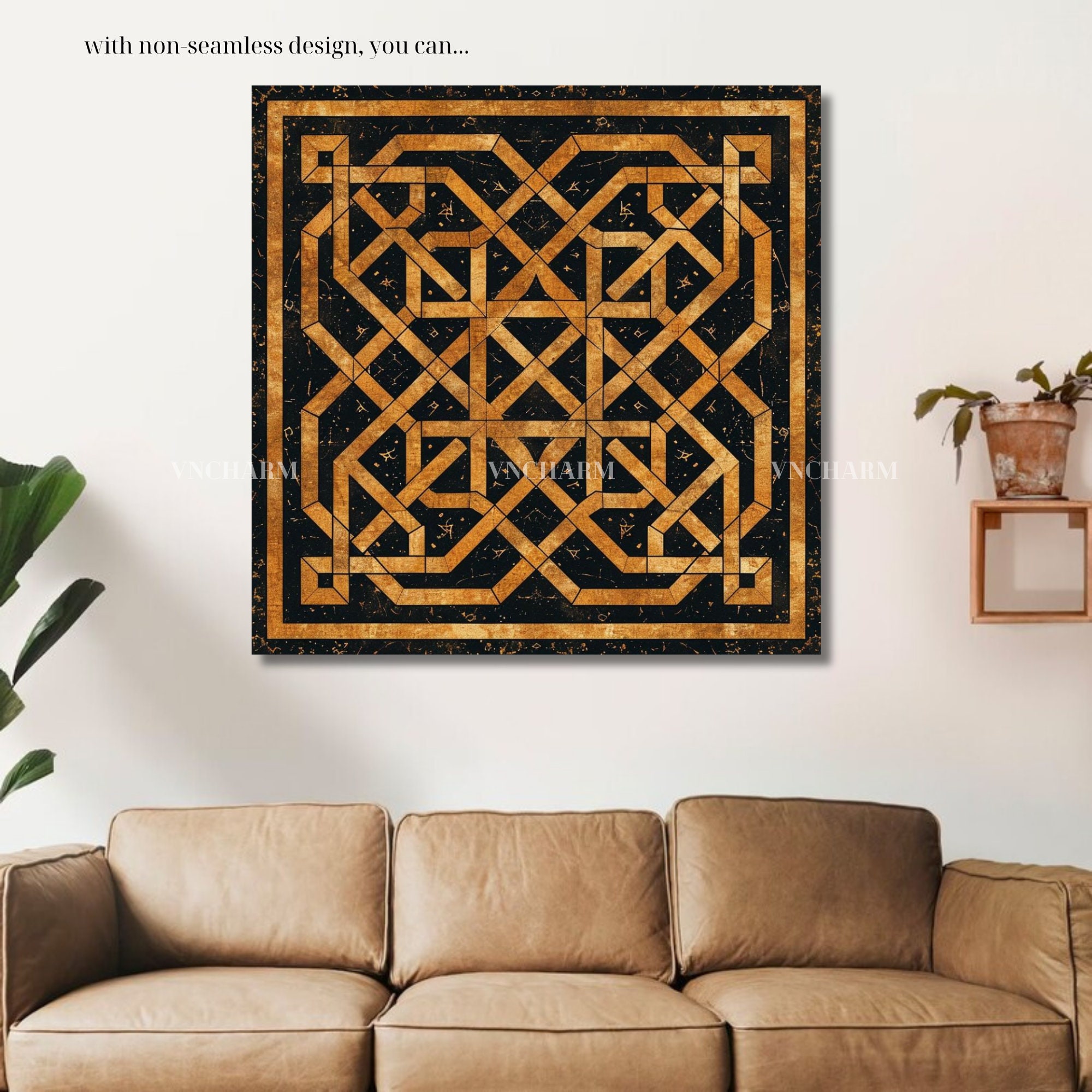 Arabic Seamless & Non-seamless Pattern (4K, Ultra HD, 4096 X 4096 Px ...