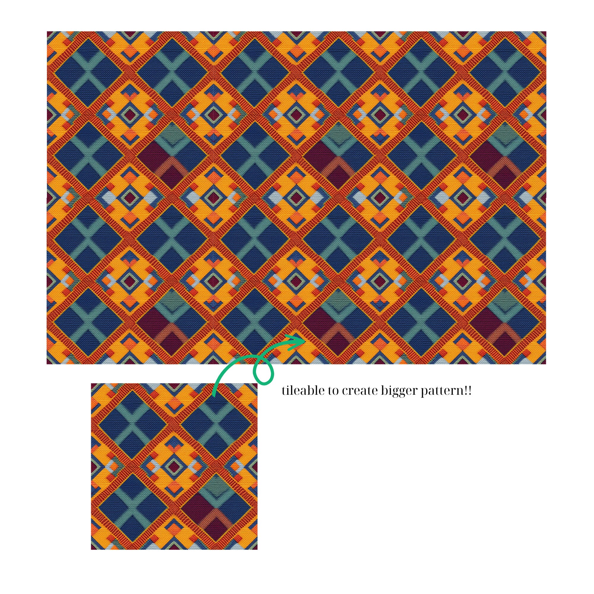 100+ Kente Cloth Print Seamless Pattern (4K, Ultra HD, 4096 X 4096 Px ...