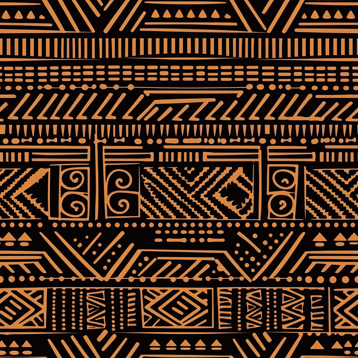 50 Seamless African Inspired Pattern 4K, Ultra HD, 4096 X 4096 Px Free ...