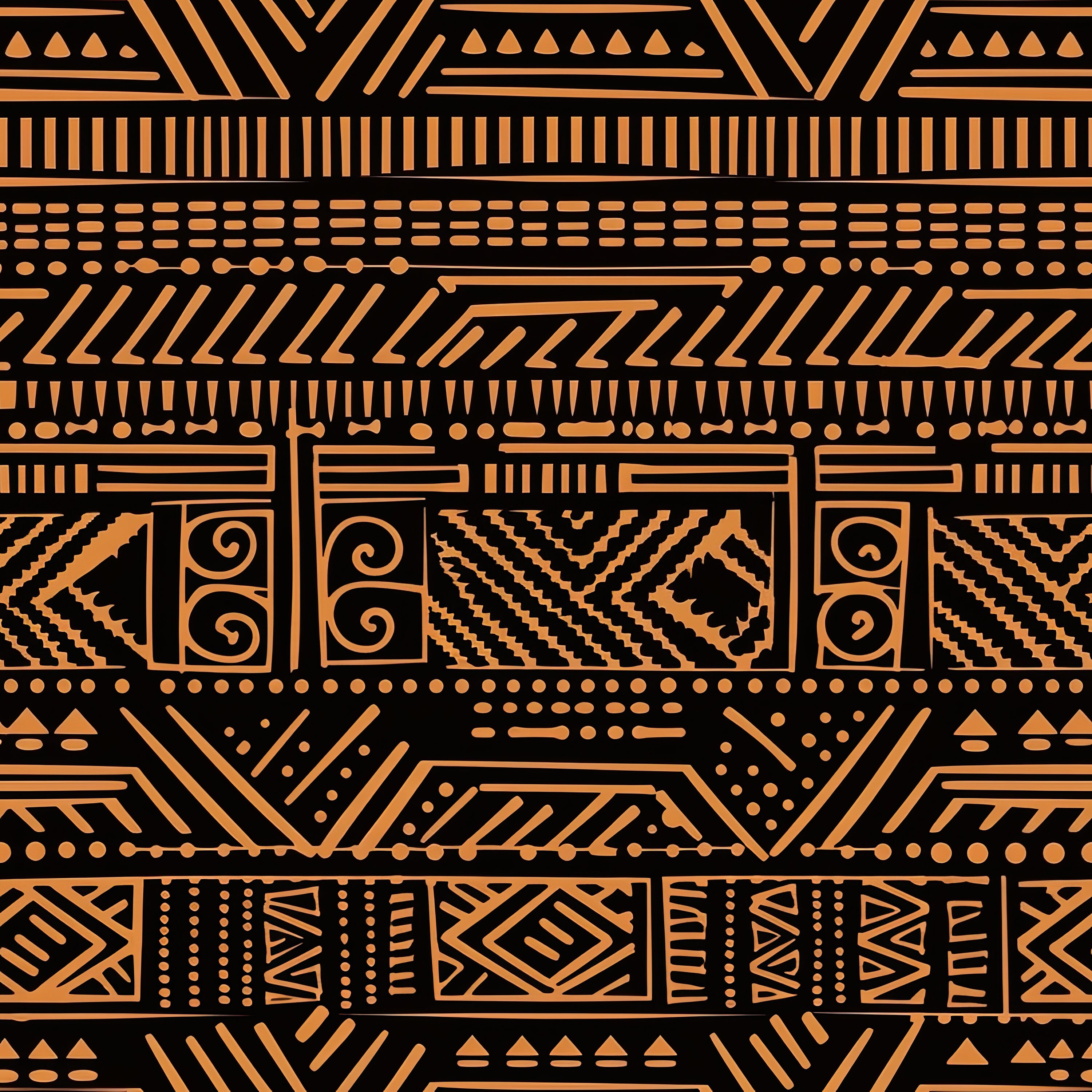 50 Seamless African Inspired Pattern 4k Ultra Hd 4096 X 4096 Px Free