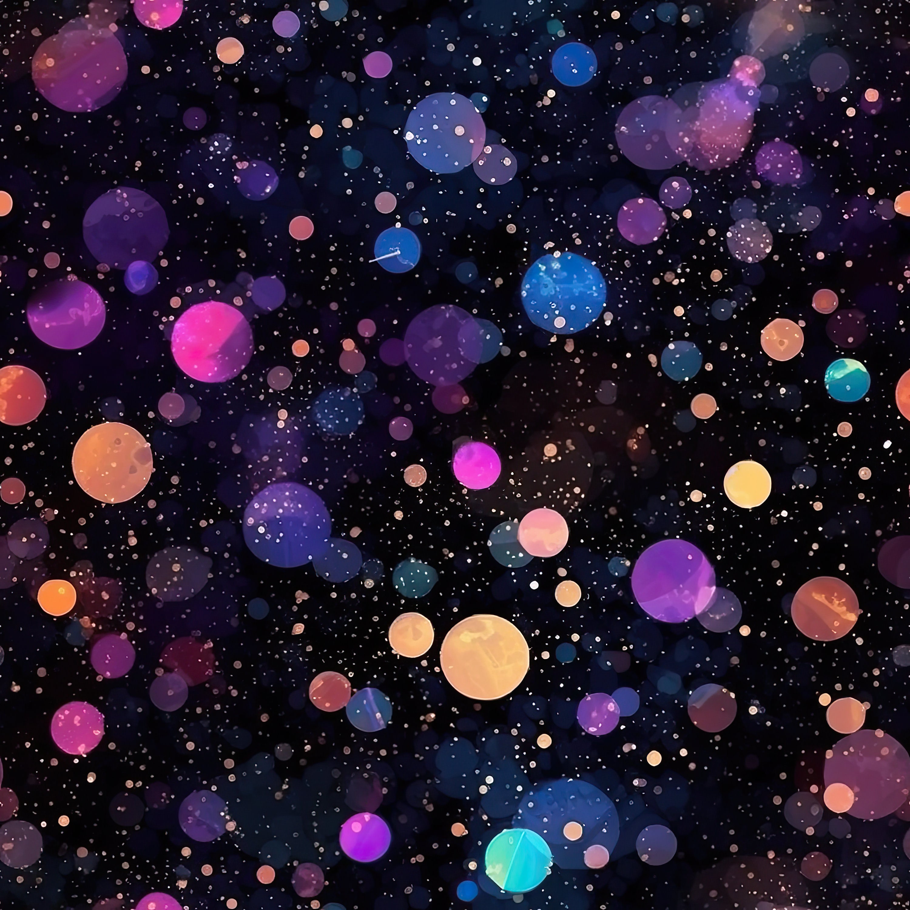50 Seamless COSMIC Repeateable Pattern Digital Paper Pack, Commercial ...
