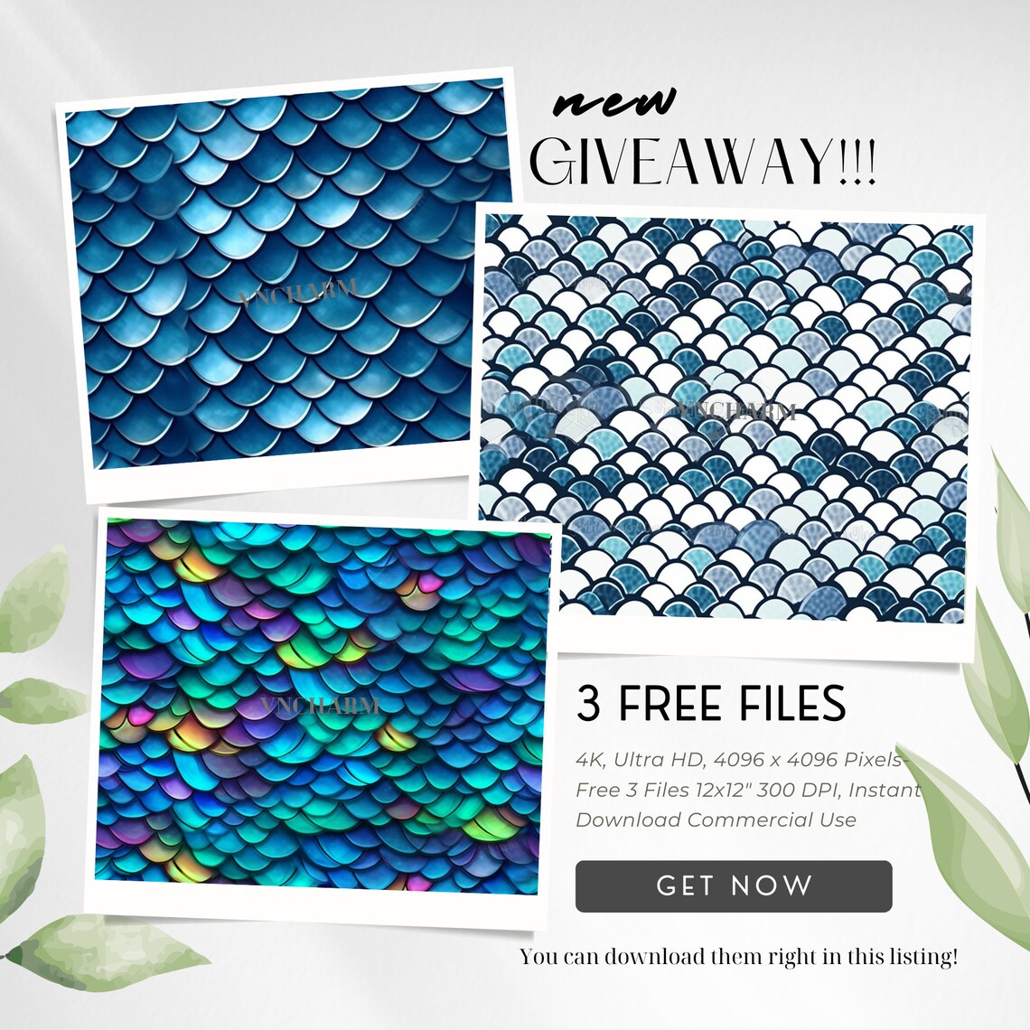 70 Seamless Fish Scale Digital Paper Packdigital Papers 12x12 300 Dpi ...