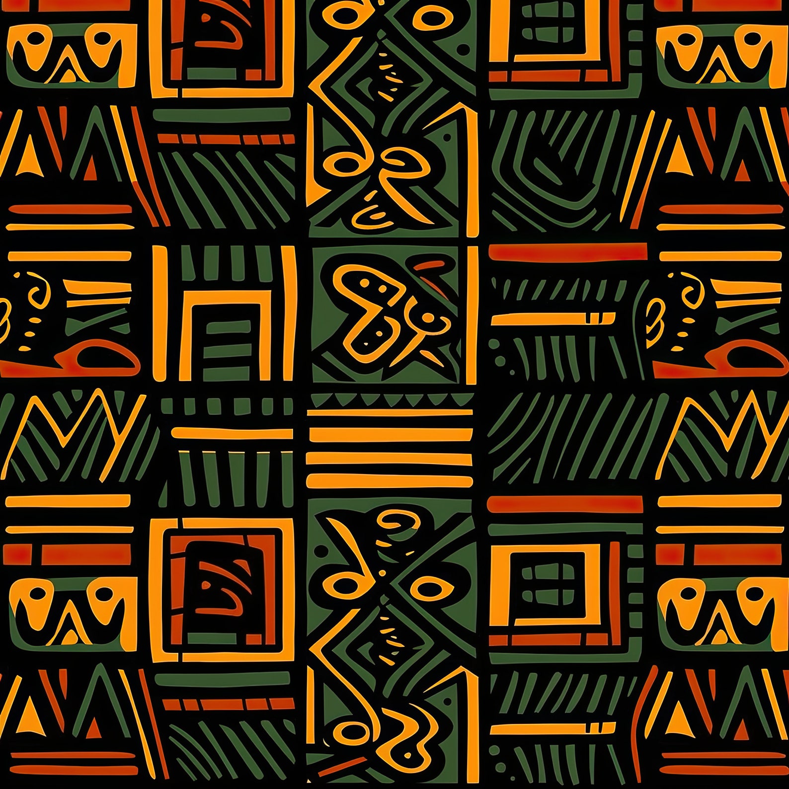 170+ Ankara Print Seamless Pattern (4K, Ultra HD, 4096 X 4096 Px) 12x12 ...