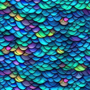 70 Seamless Fish Scale Digital Paper Packdigital Papers 12x12 300 Dpi ...