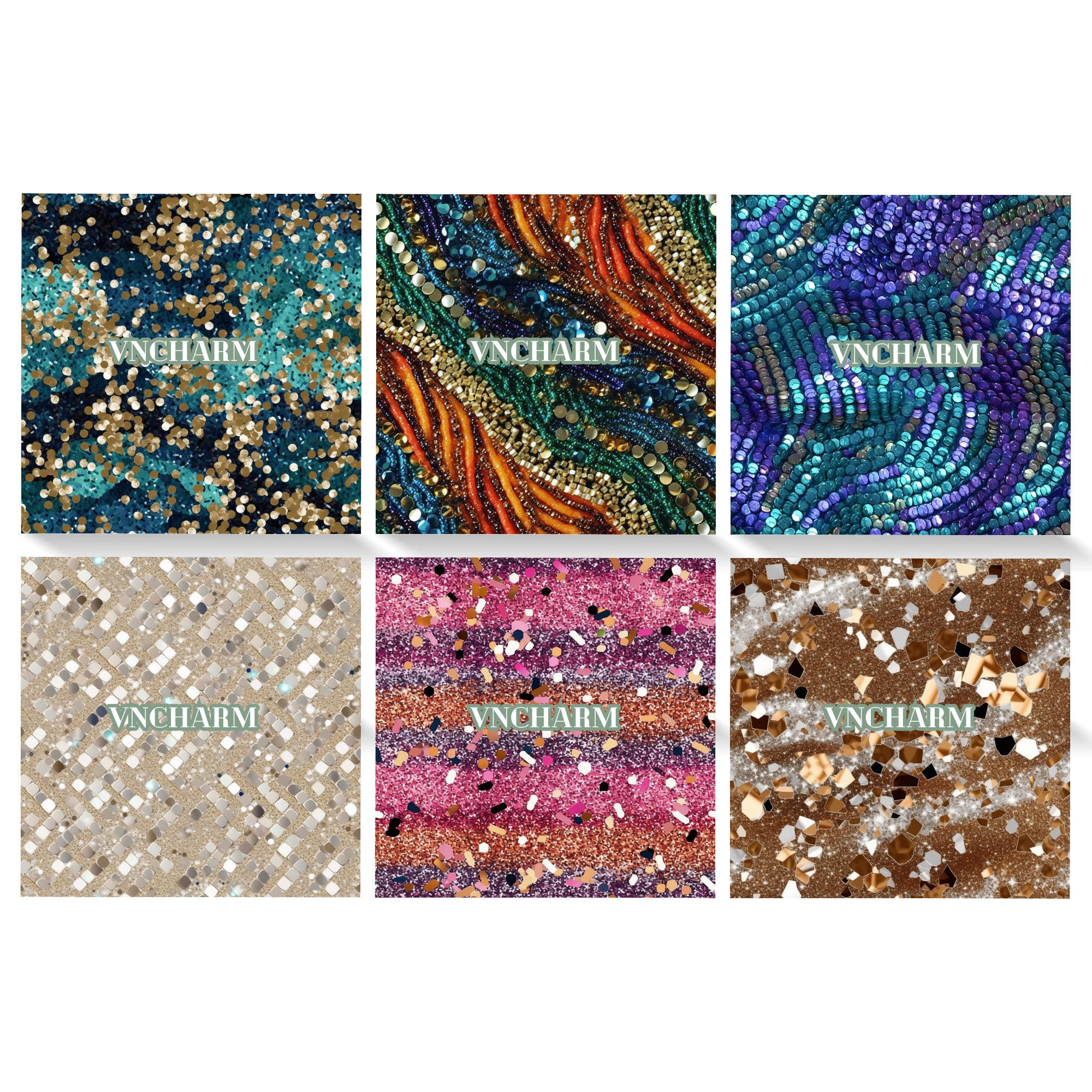 60+ Seamless Sequin Texture (4K, UHD) - Digital Paper Pack, Sequin ...