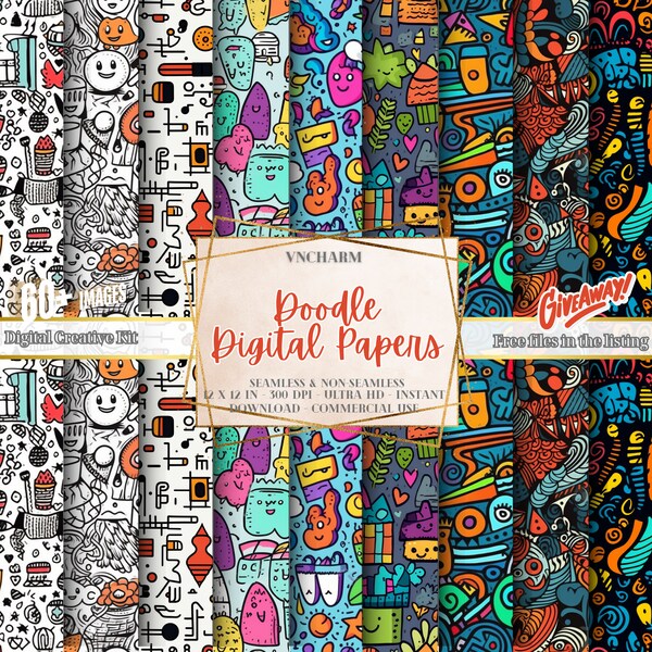 Doodle Patterns - Etsy