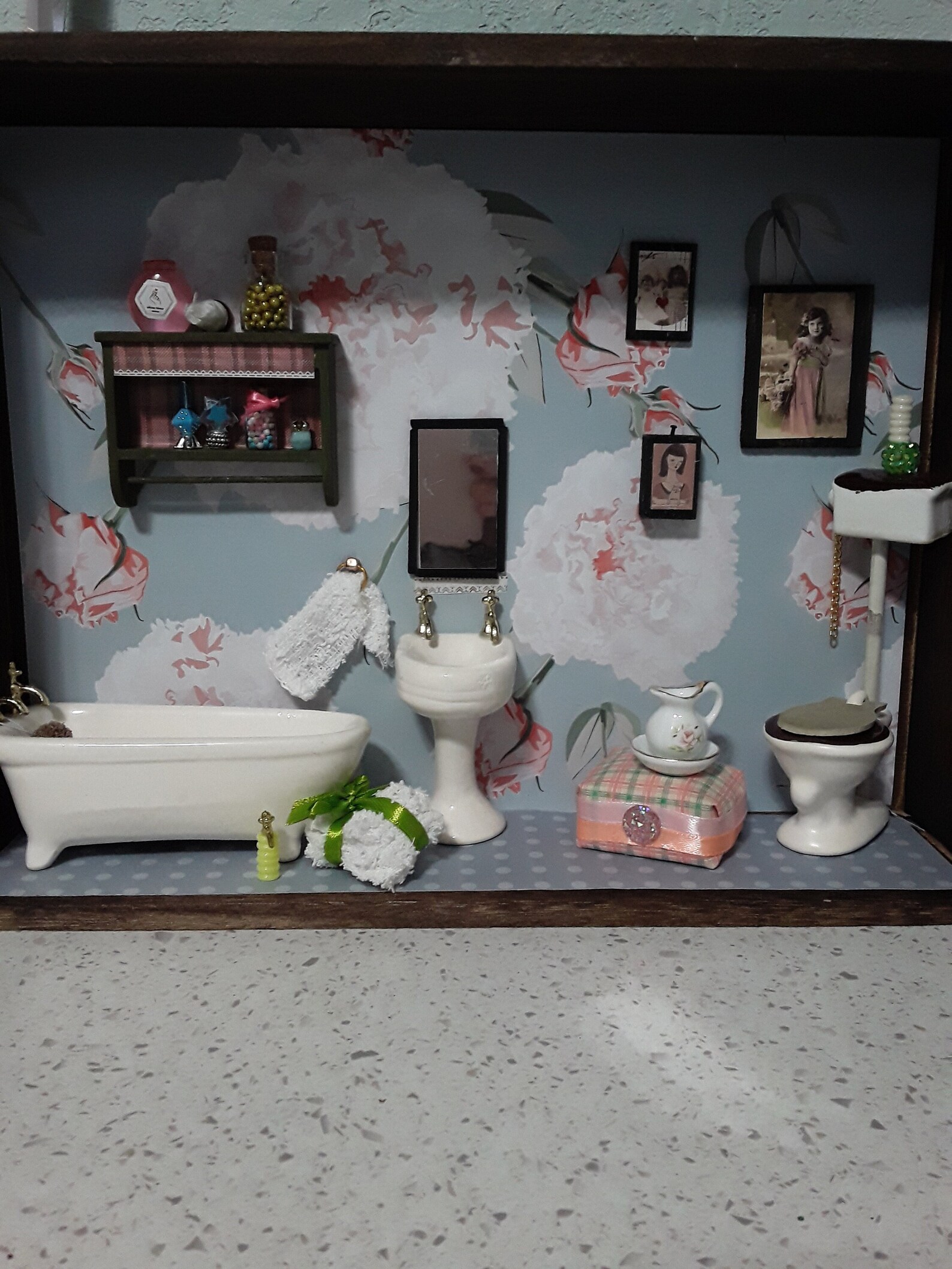 Dollhouse Miniatures Furniture, Shadow Box, Room Box - Etsy