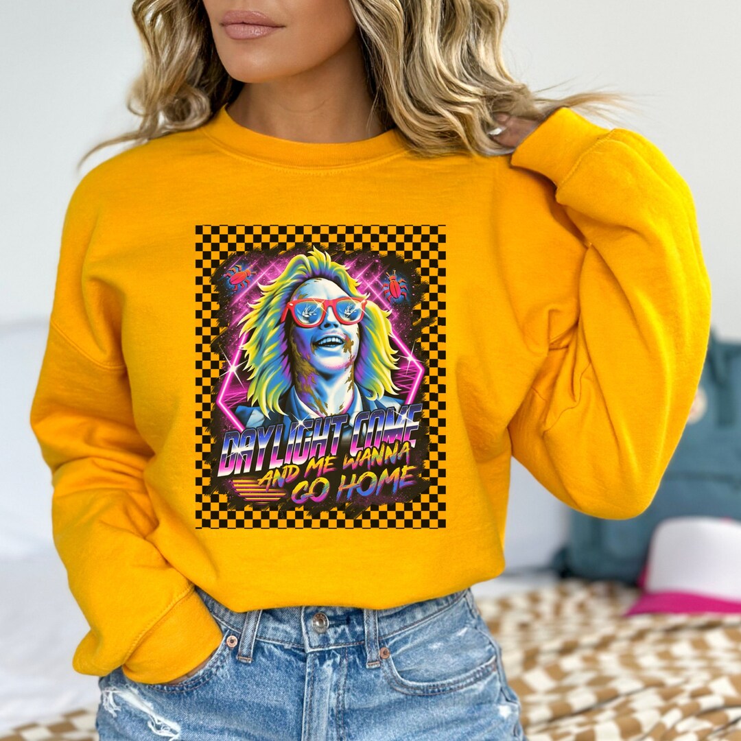 Beetlejuice Beetlejuice Horror Movie Rave Frat Party Neon Unisex ...