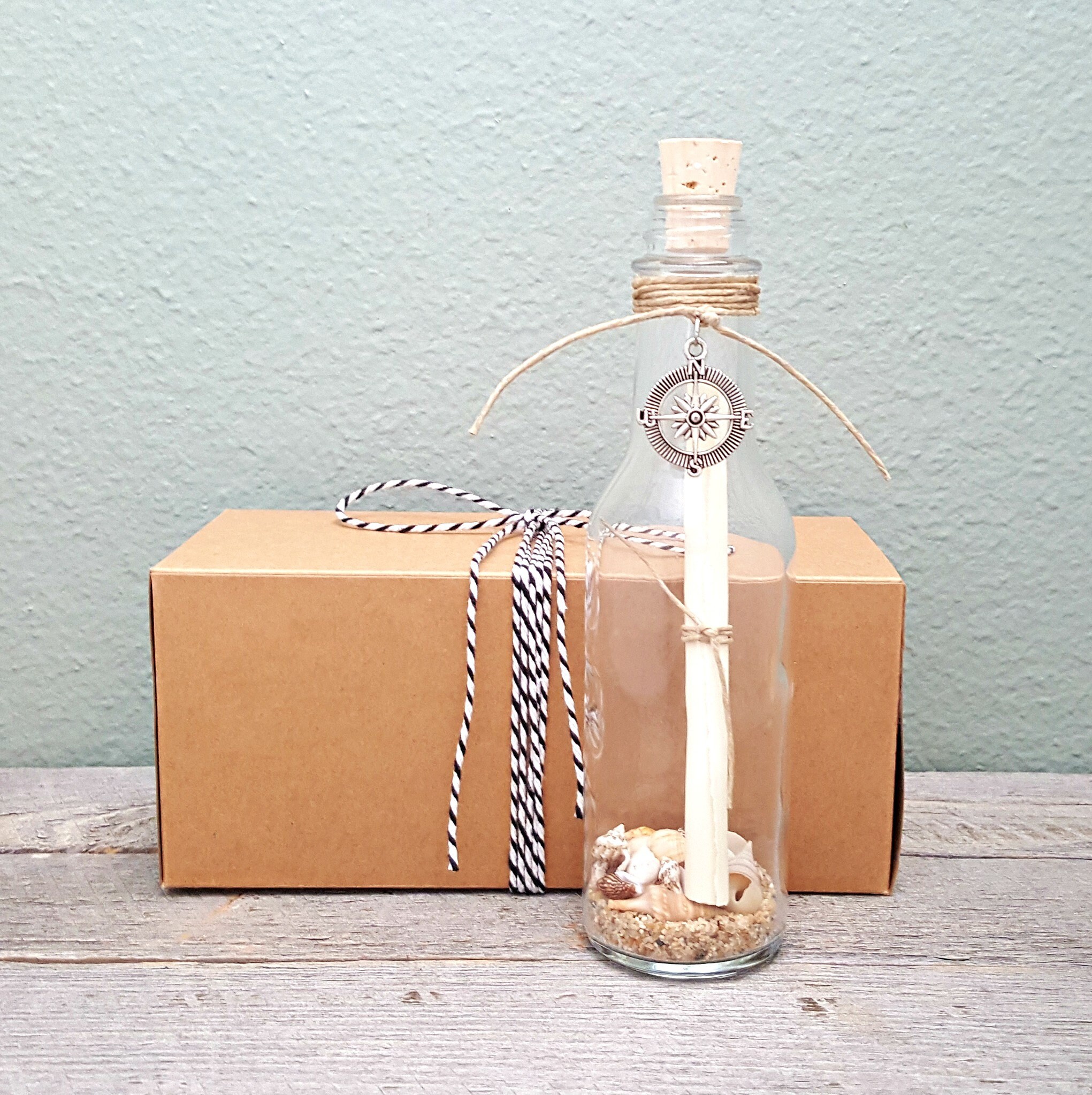 BLANK PAPER INSIDE Message in a Bottle Hand Write Your Own | Etsy UK