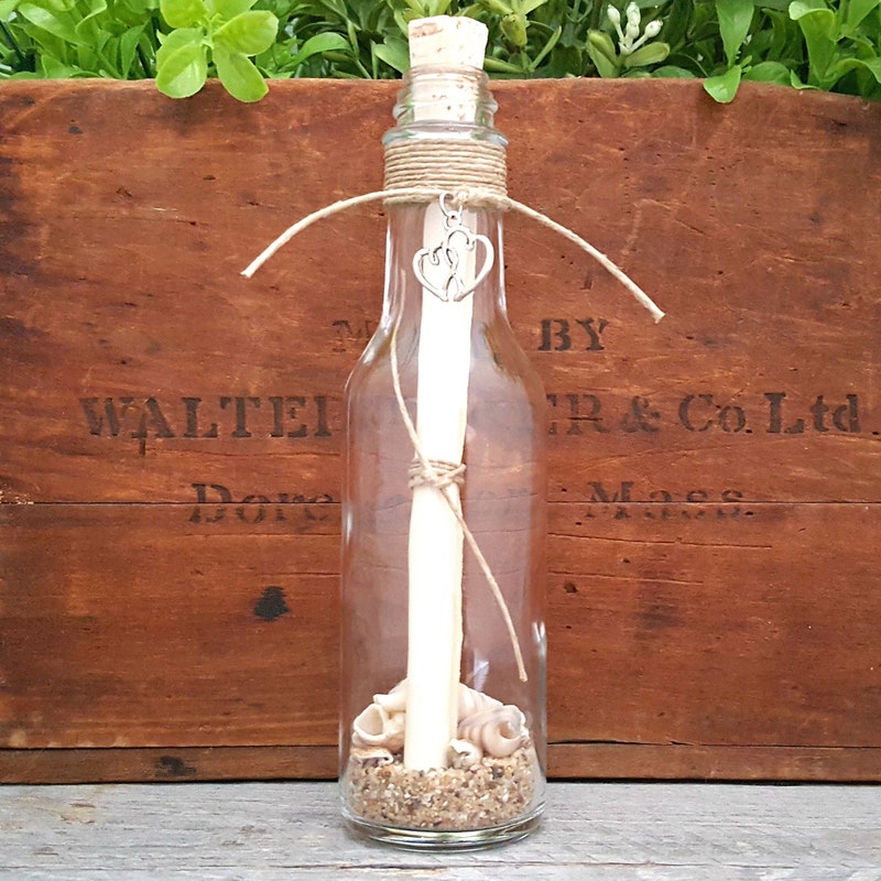 Letter in a Bottle - Etsy