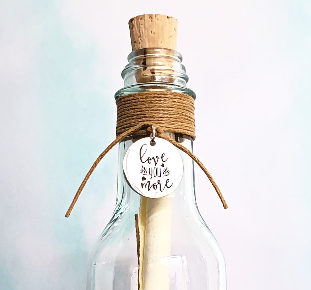 Personalized Romantic Gift | Message in a Bottle With Your Custom ...