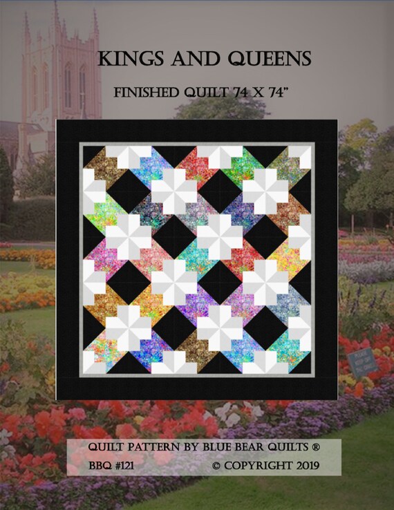 Kings and Queens Quilt Pattern by Blue Bear Quilts | Etsy