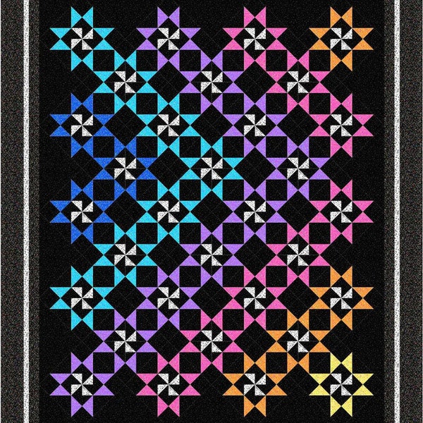 Galaxy Quilt Pattern - Etsy