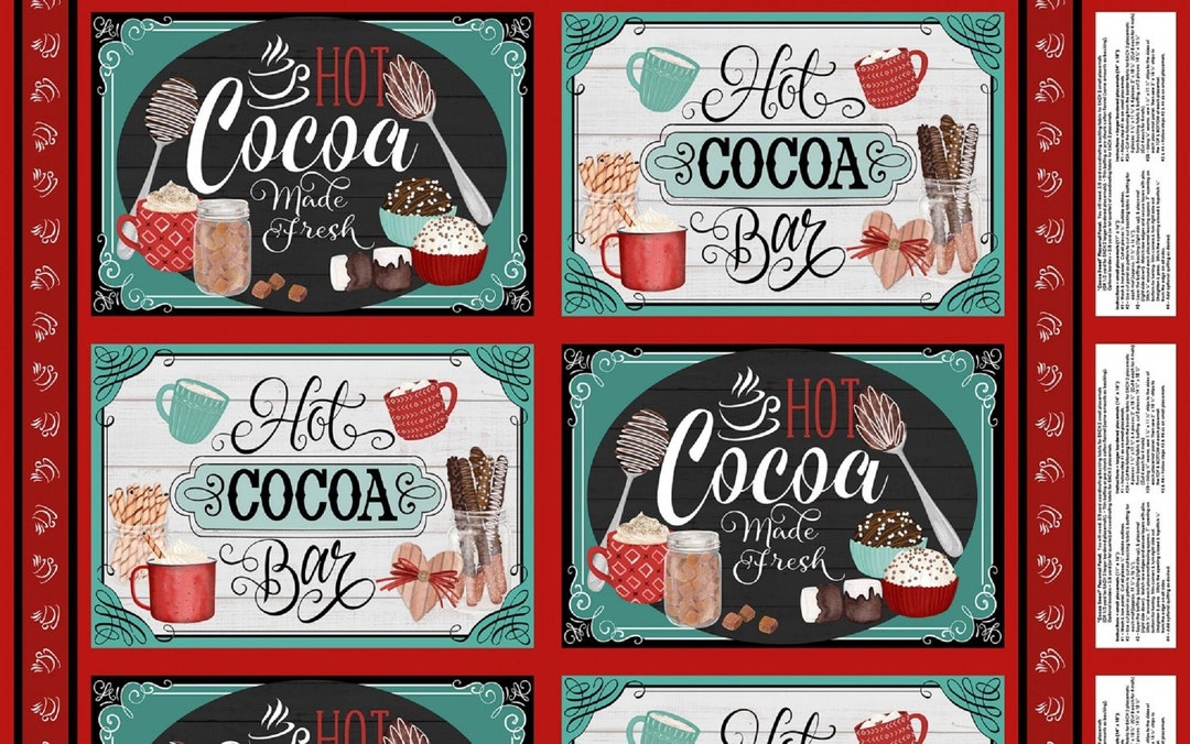 Cocoa Sweet Place Mat Panel by Wilmington Prints - Etsy