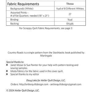 Country Roads Quilt Pattern by Doug Leko for Antler Quilt Design (stashtastic Pattern) - Etsy