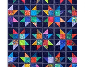 Star Spangled Quilt Pattern by Busy Hands Quilts - Etsy