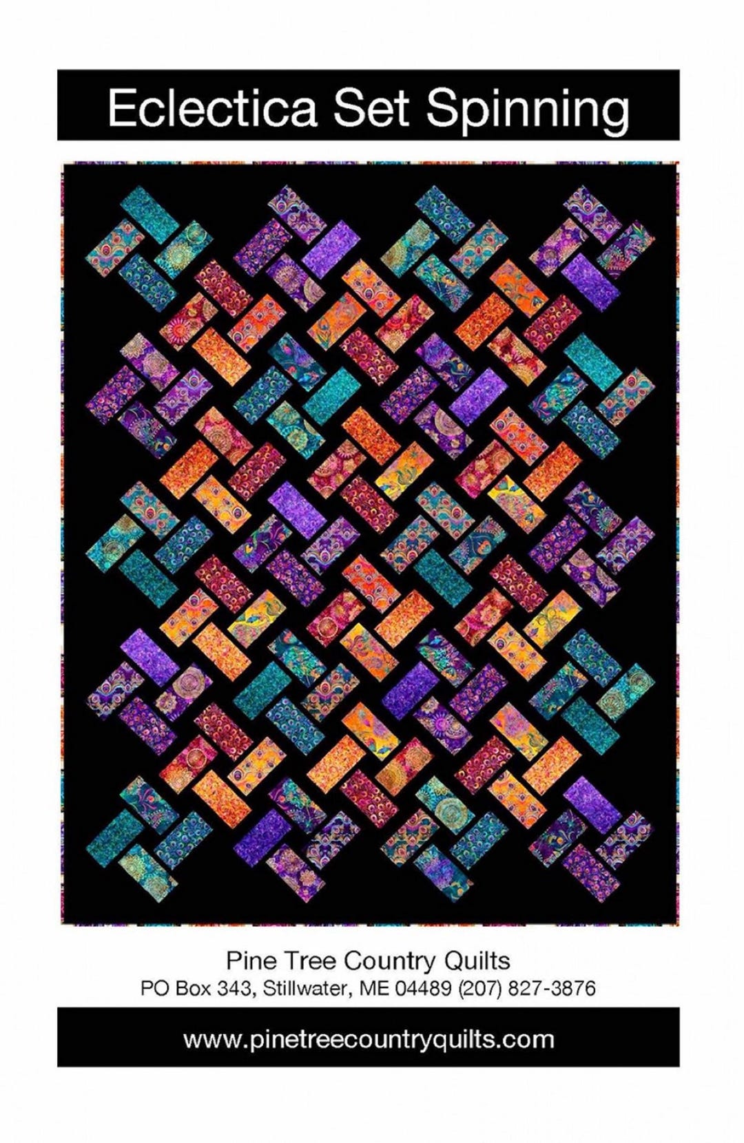 Eclectica Set Spinning Quilt Pattern by Pine Tree Country Quilts - Etsy