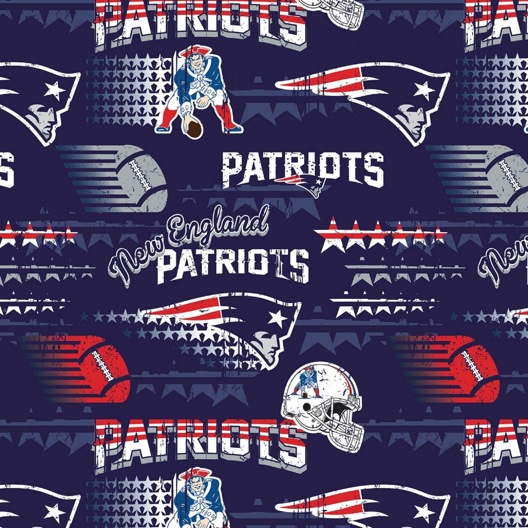 NFL New England Patriots-60 Wide-fabric Traditions-bty - Etsy