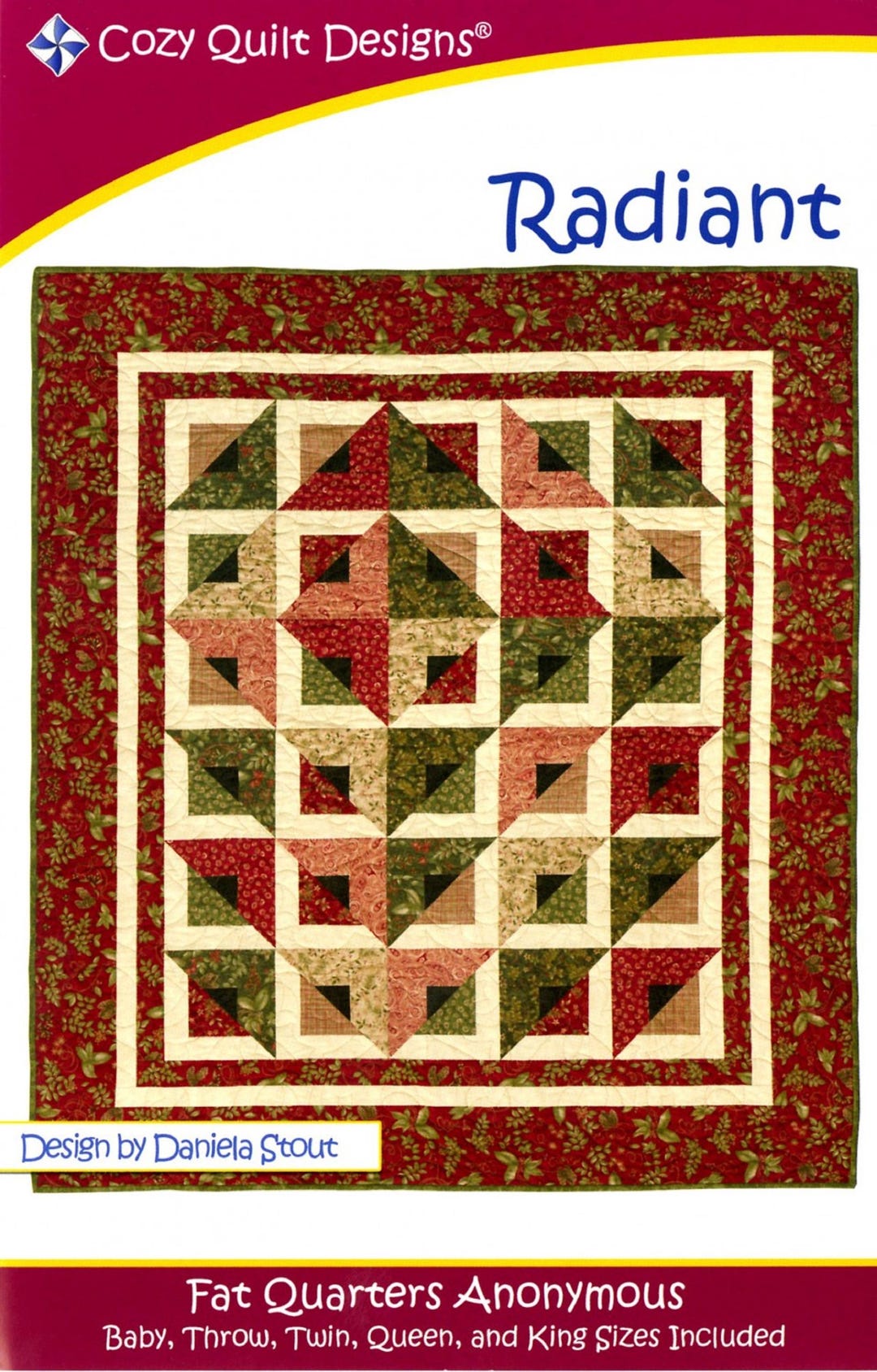 Radiant Quilt Pattern by Cozy Quilt Designs-5 Sizes Included - Etsy