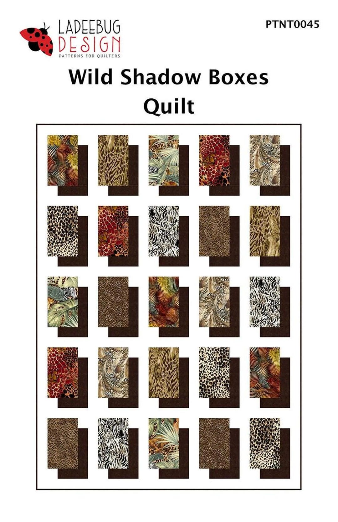 Wild Shadow Boxes Quilt Pattern by Ladeebug Designs - Etsy