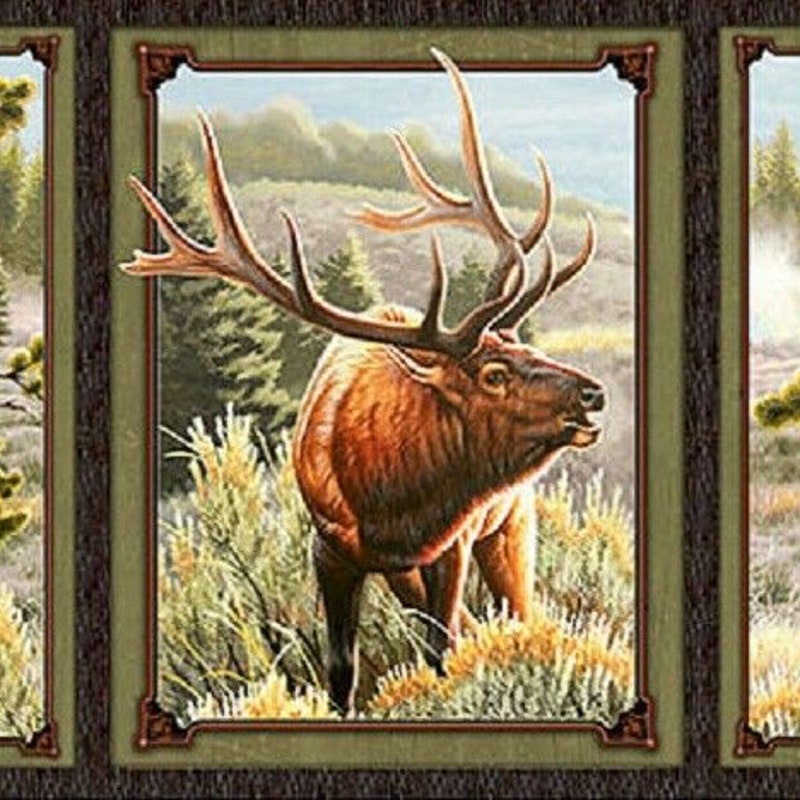 Elk Fabric - Etsy