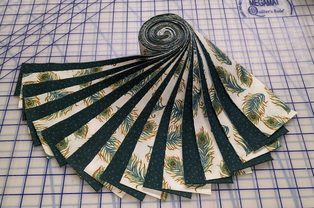 Jelly Roll-fancy Feathers-20-2 1/2" Strips - Etsy