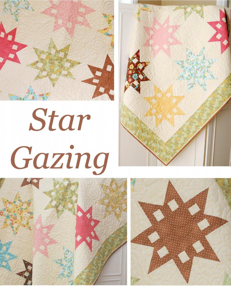 Star Gazing Quilt Pattern by the Pattern Basket - Etsy