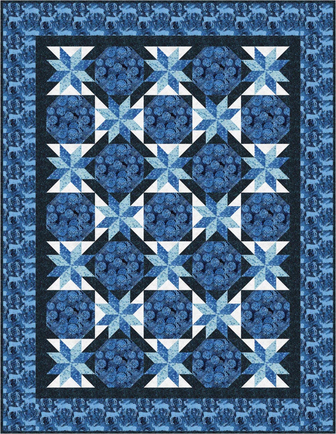 Icicle Blues Quilt Pattern by Bound to Be Quilting - Etsy